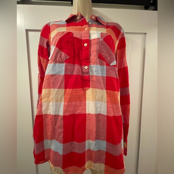 Merona | Tops | Merona Plaid Button Top | Poshmark